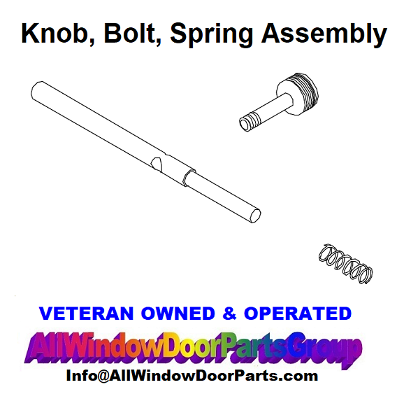 Marvin Integrity Storm Window Panel Parts | Knob Bolt Latch Assembly ...