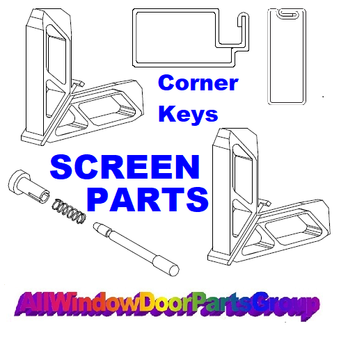Marvin Window Screen Corners - Plastic Screen Corner Keys | All Window ...