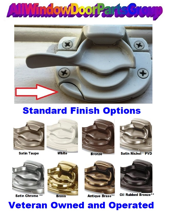 Marvin D/H Windows Tilt Sash Lock Keeper Sets | All CAV Finishes | All ...